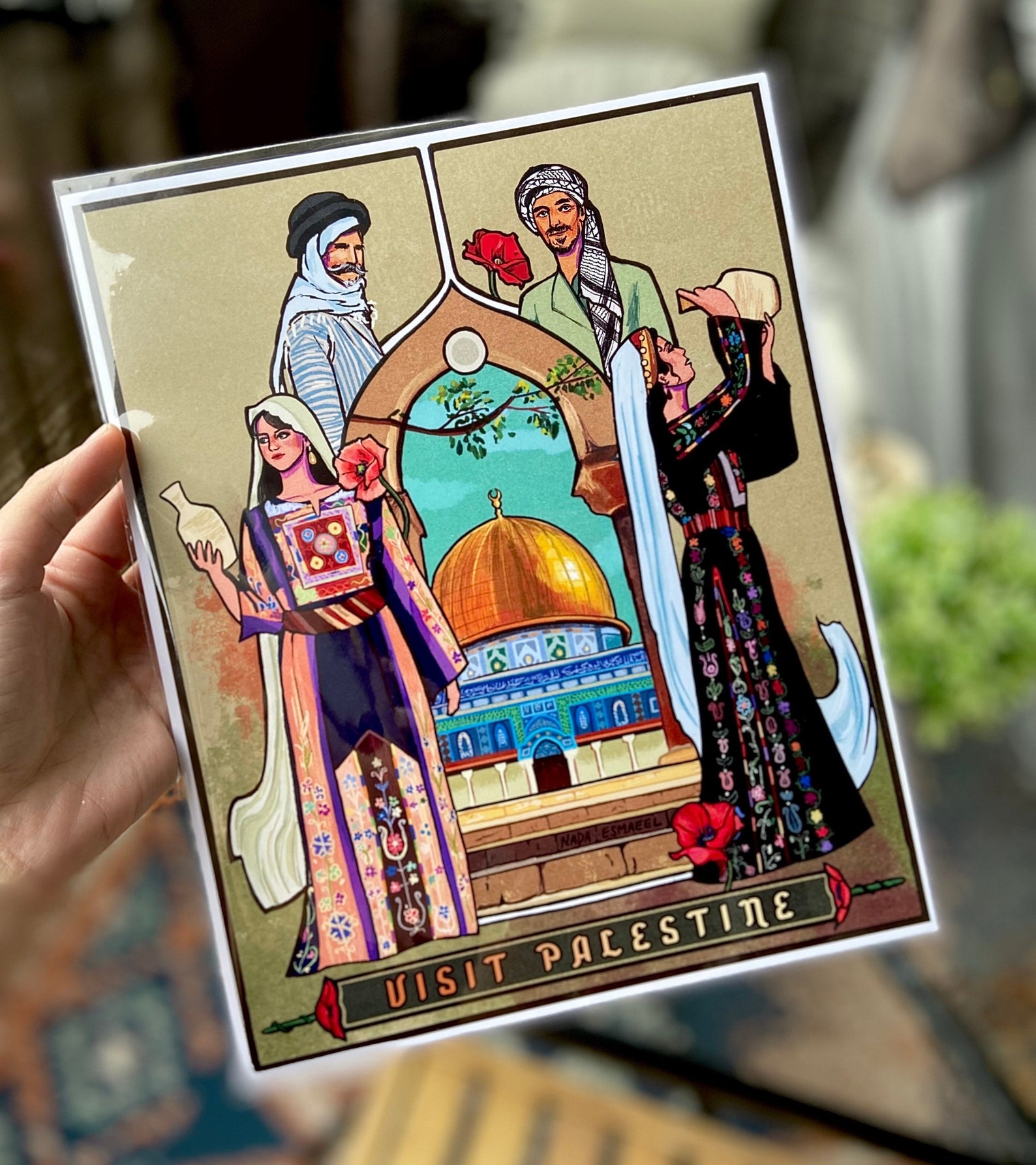 Visit Palestine Art Print Palestine Poster Palestinian - Etsy
