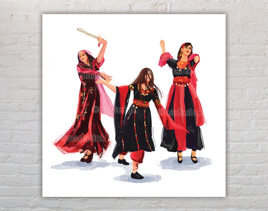 Dabke - Art Print - Etsy