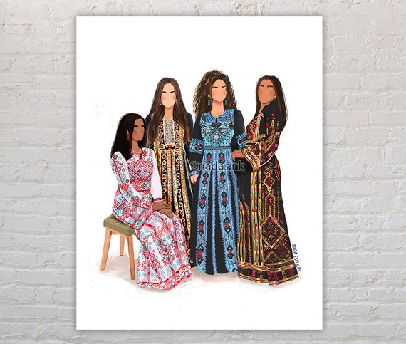 Traditional Palestinian Women