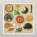 Middle Eastern Cuisine Illustration (art Print) | Arab Food Art - Etsy