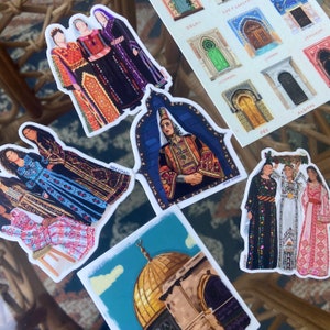 Palestinian Women Sticker - "woman of Bethlehem" - (2.7" X 3") - Vinyl ...