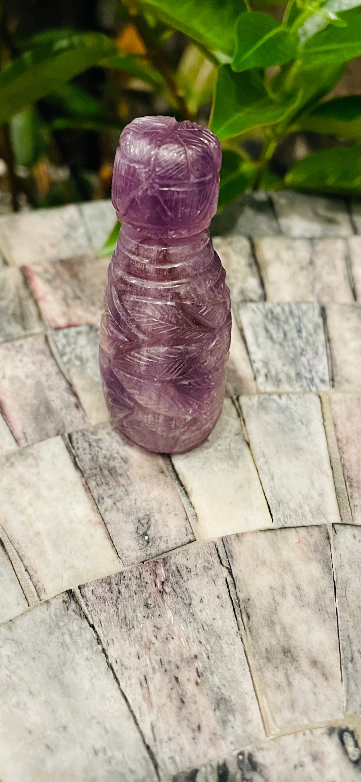 Amethyst Snuff Bottle - Etsy