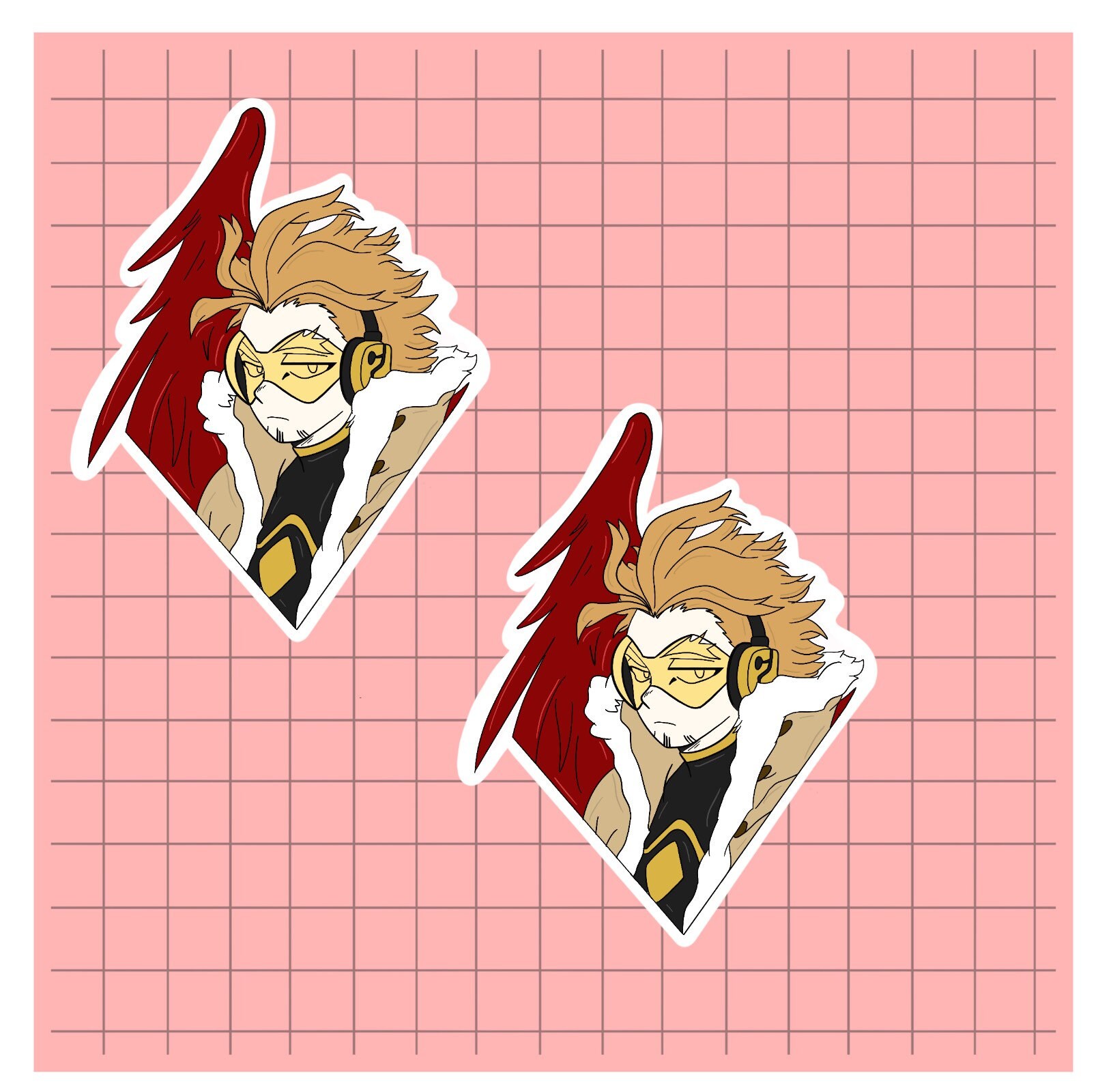 Hawks mha sticker | Etsy