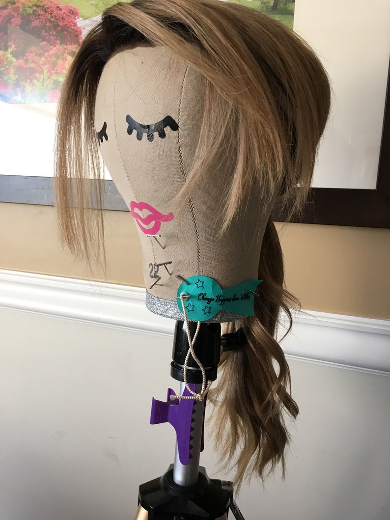 Magical Wig Head With Custom Quote - Etsy