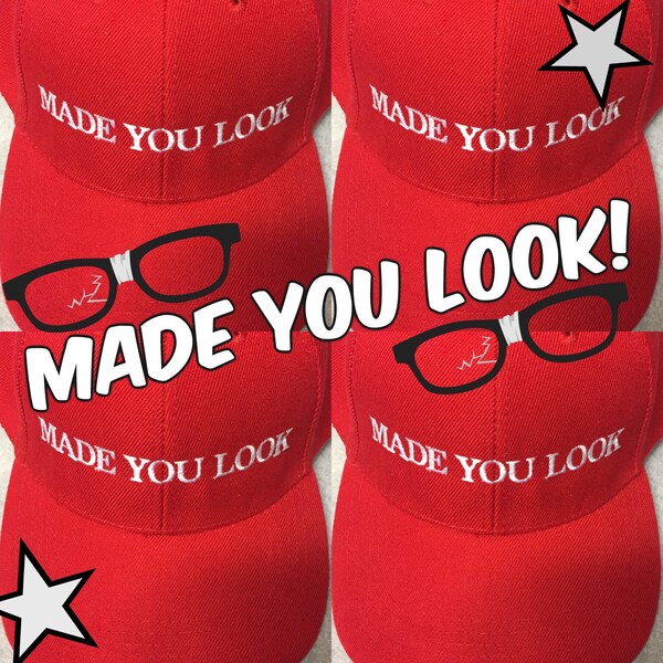 Made You Look Hat - Etsy