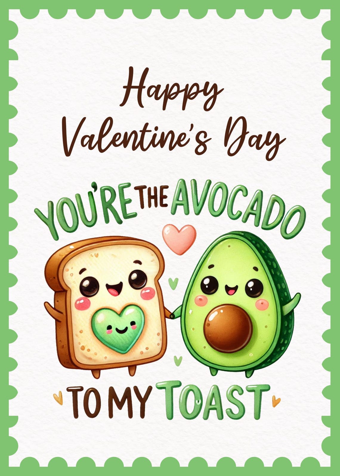 Food Pun Valentine's Day Card Bundle Download, Printable Kids, Adults ...