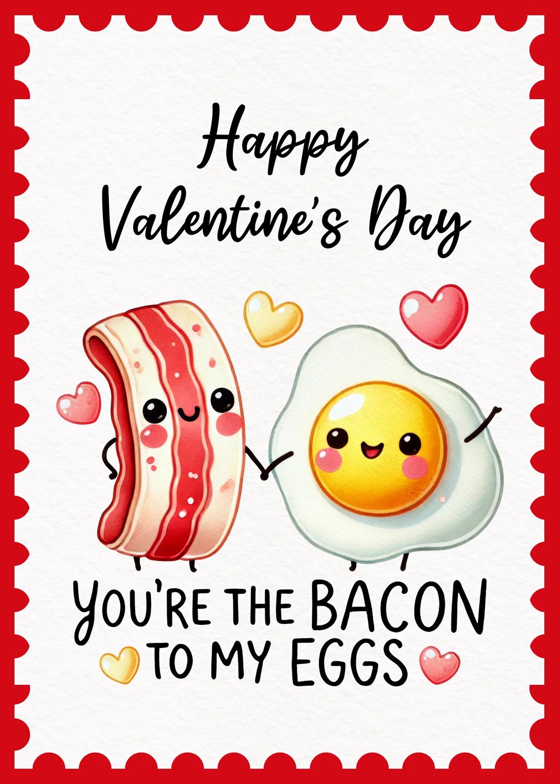 Food Pun Valentine's Day Card Bundle Download, Printable Kids, Adults ...