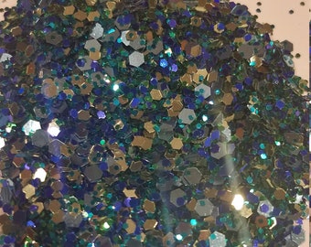 Peacock glitter | Etsy
