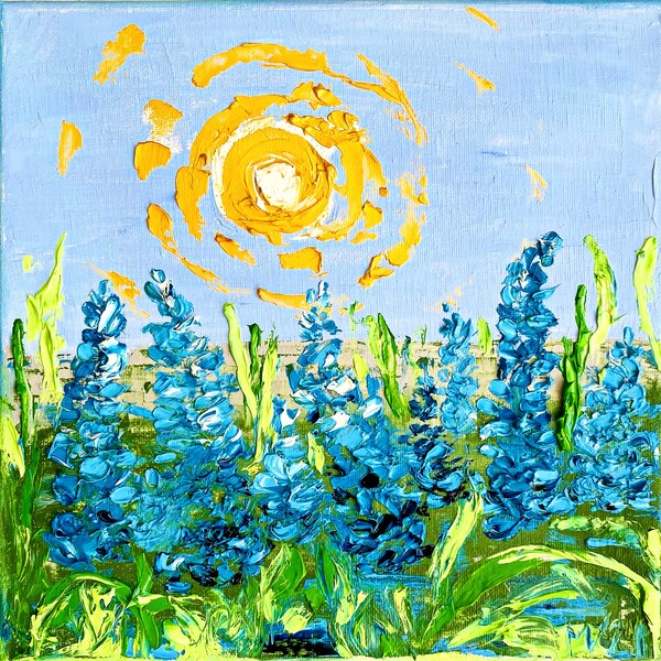 Bluebonnet Art - Etsy