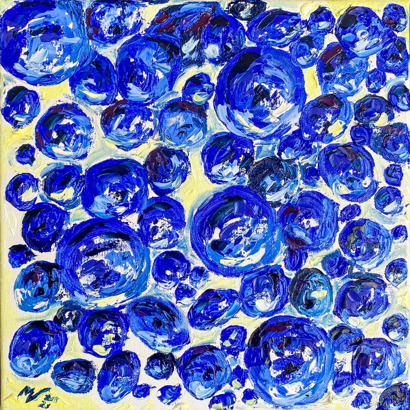 Blueberry Painting - Etsy