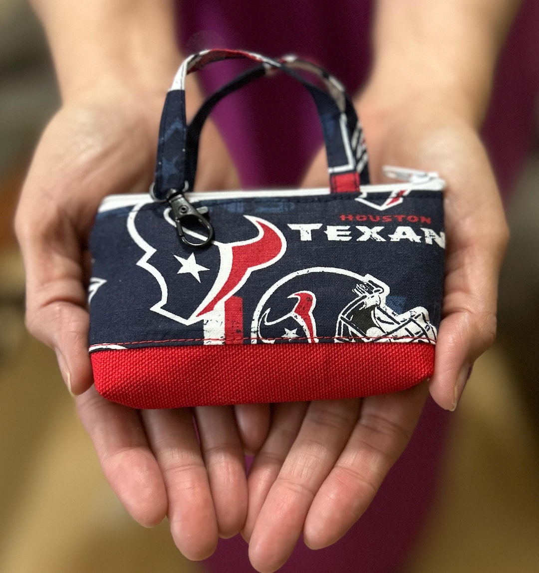 Houston Texans Tiny Tote / Keychain/ NFL/ Stroud/ Little Purse / Key ...