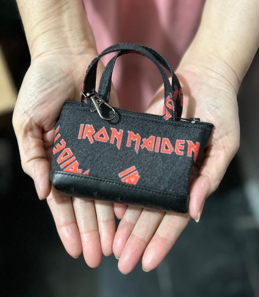 Metal /rock N Roll / Music / Maiden Rock Themed Tiny Tote / Keychain ...