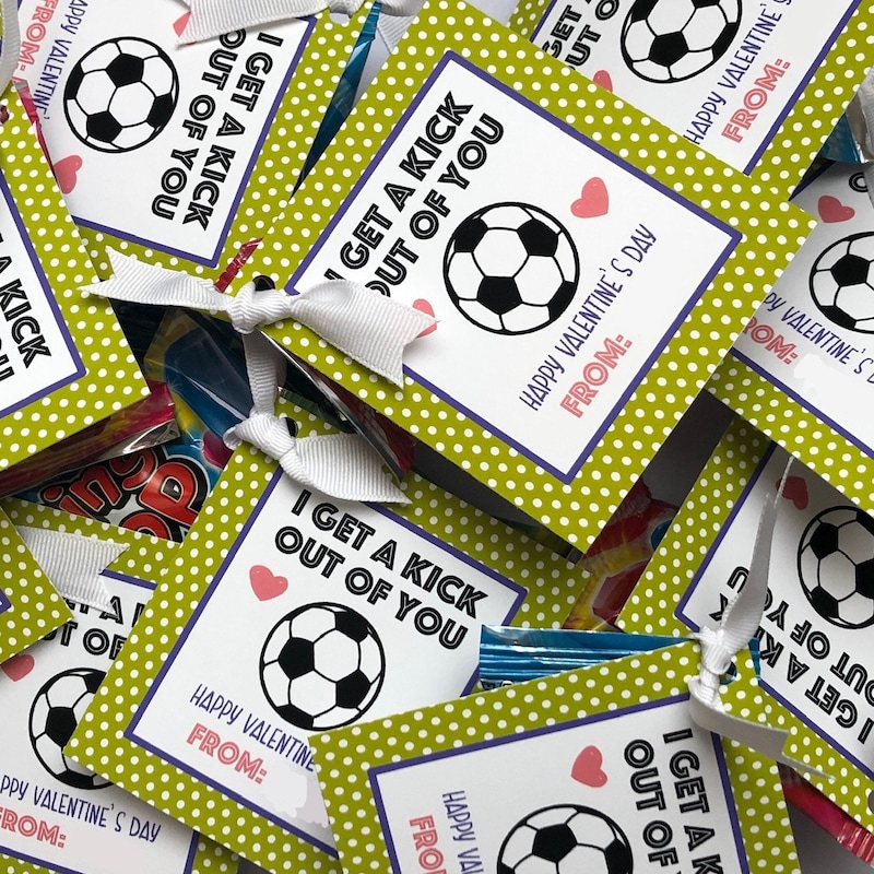 Soccer Valentine - Etsy
