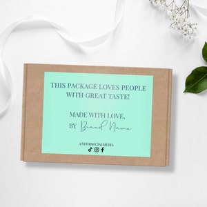 Branded Packaging Sticker Labels, Shipping Box Labels, Custom Labels ...