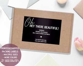 Custom Branded Packaging Labels Shipping Label Stickers Seal | Etsy