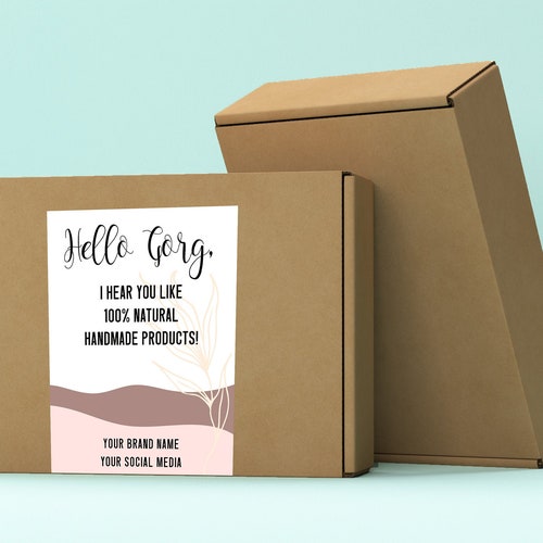Custom Branded Packaging Packaging Labels Shipping Label | Etsy