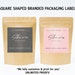 Branded Packaging Skin Care Labels, Branded Package for Small Business ...
