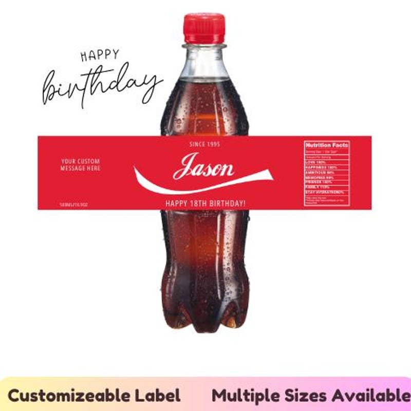 Personalized Coke Bottles - Etsy