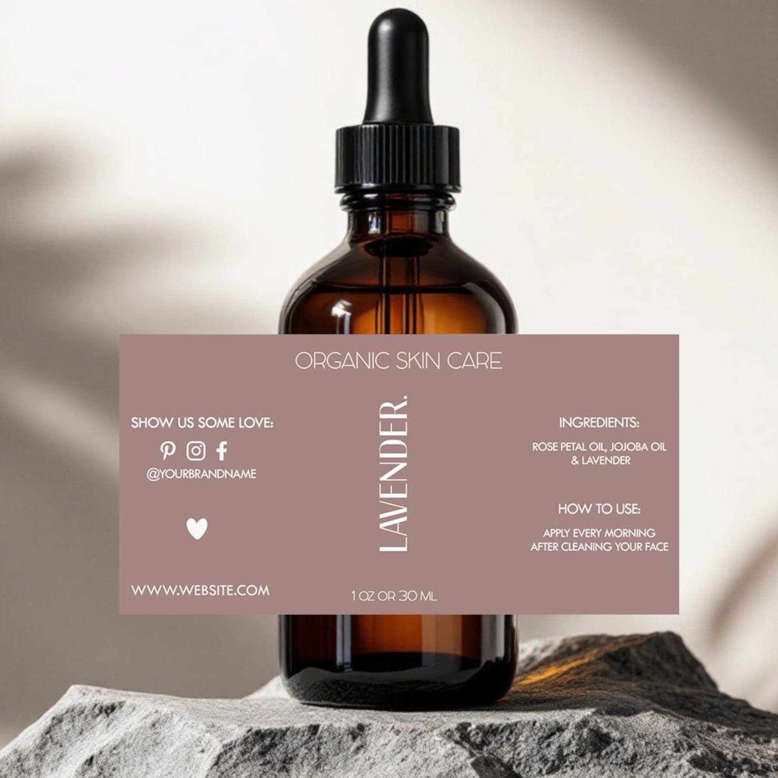 Personalized Cosmetic Stickers, Custom Product Labels, Skin Care ...