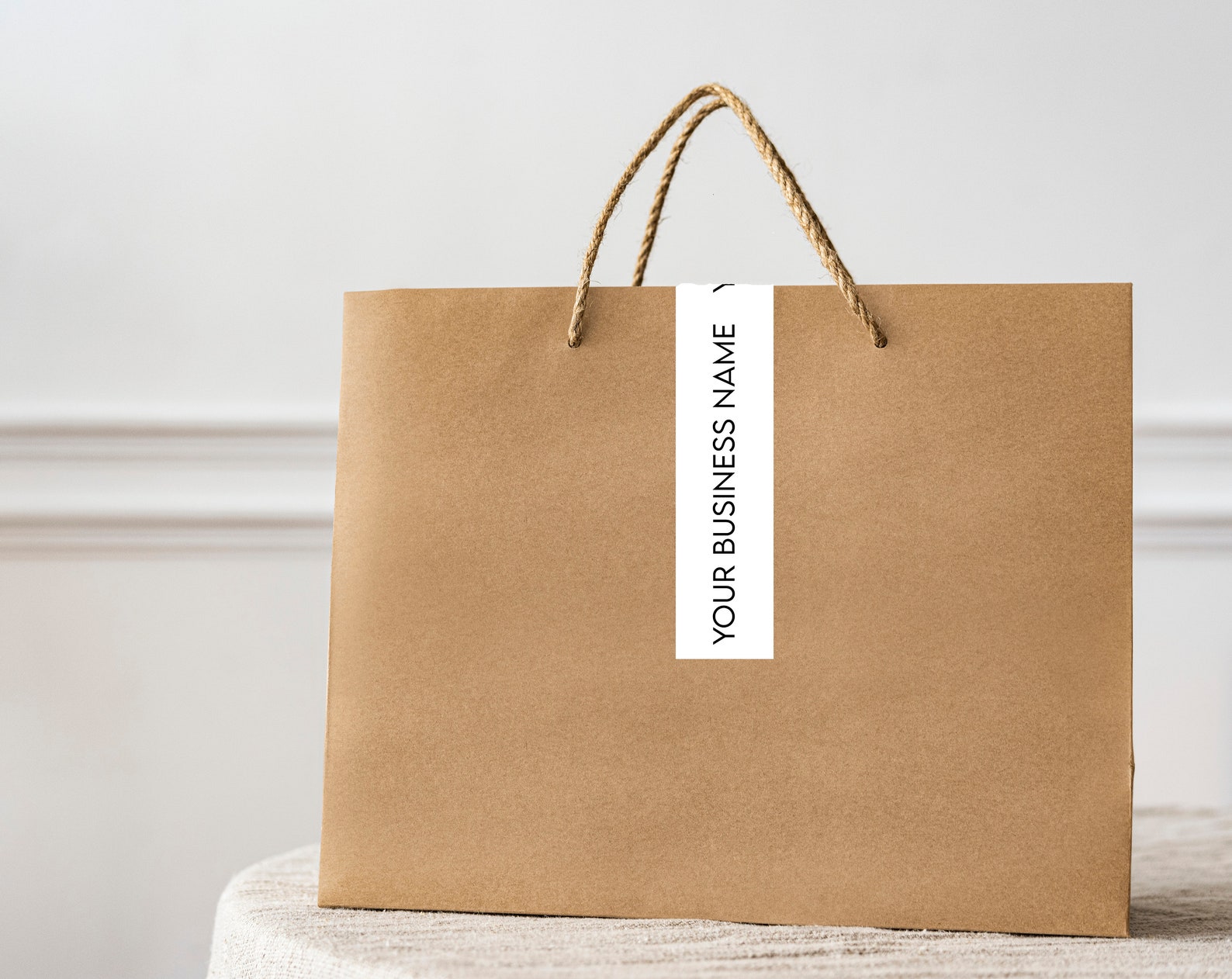 Business Sealing Sticker Template Long Packaging Labels - Etsy