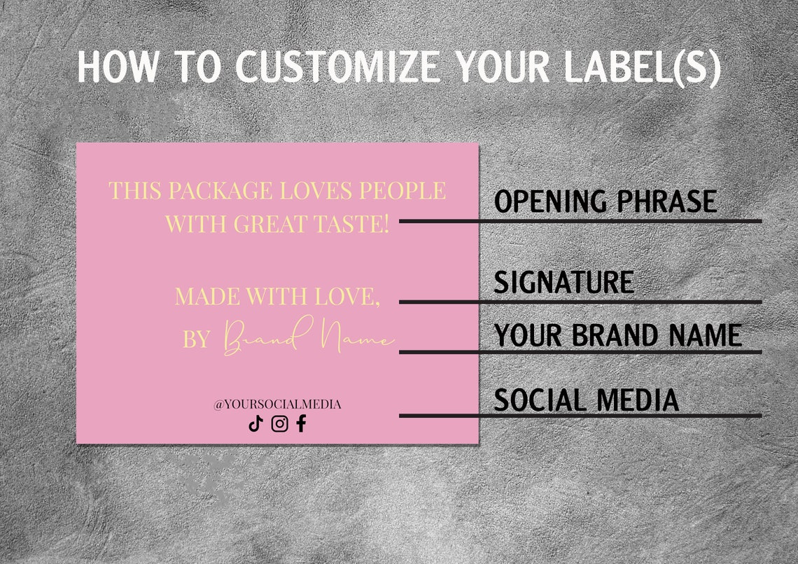 Branded Packaging Sticker Labels Shipping Box Labels Custom - Etsy