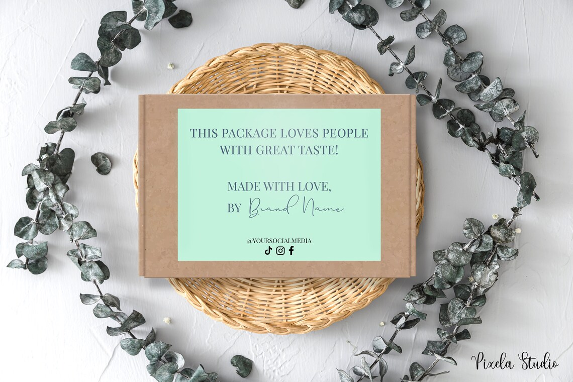 Branded Packaging Sticker Labels Shipping Box Labels Custom - Etsy