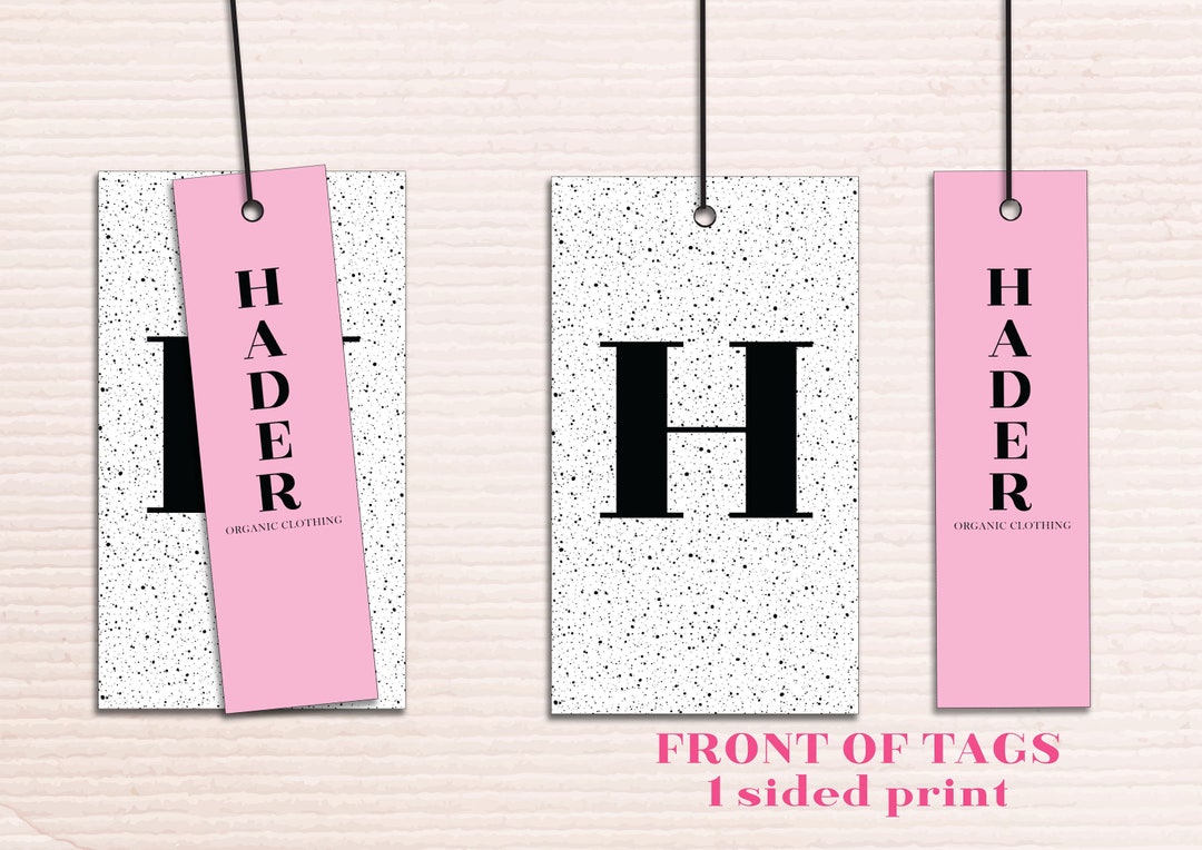 Hang Tags Clothing Label Wing Tags. Hang Tags for Clothing, Custom ...