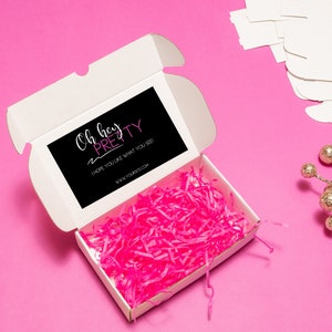 Packaging Box Labels, Branding, Packaging Stickers for Boxes, Branded ...