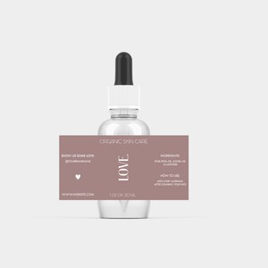 Personalized Cosmetic Stickers, Custom Product Labels, Skin Care ...