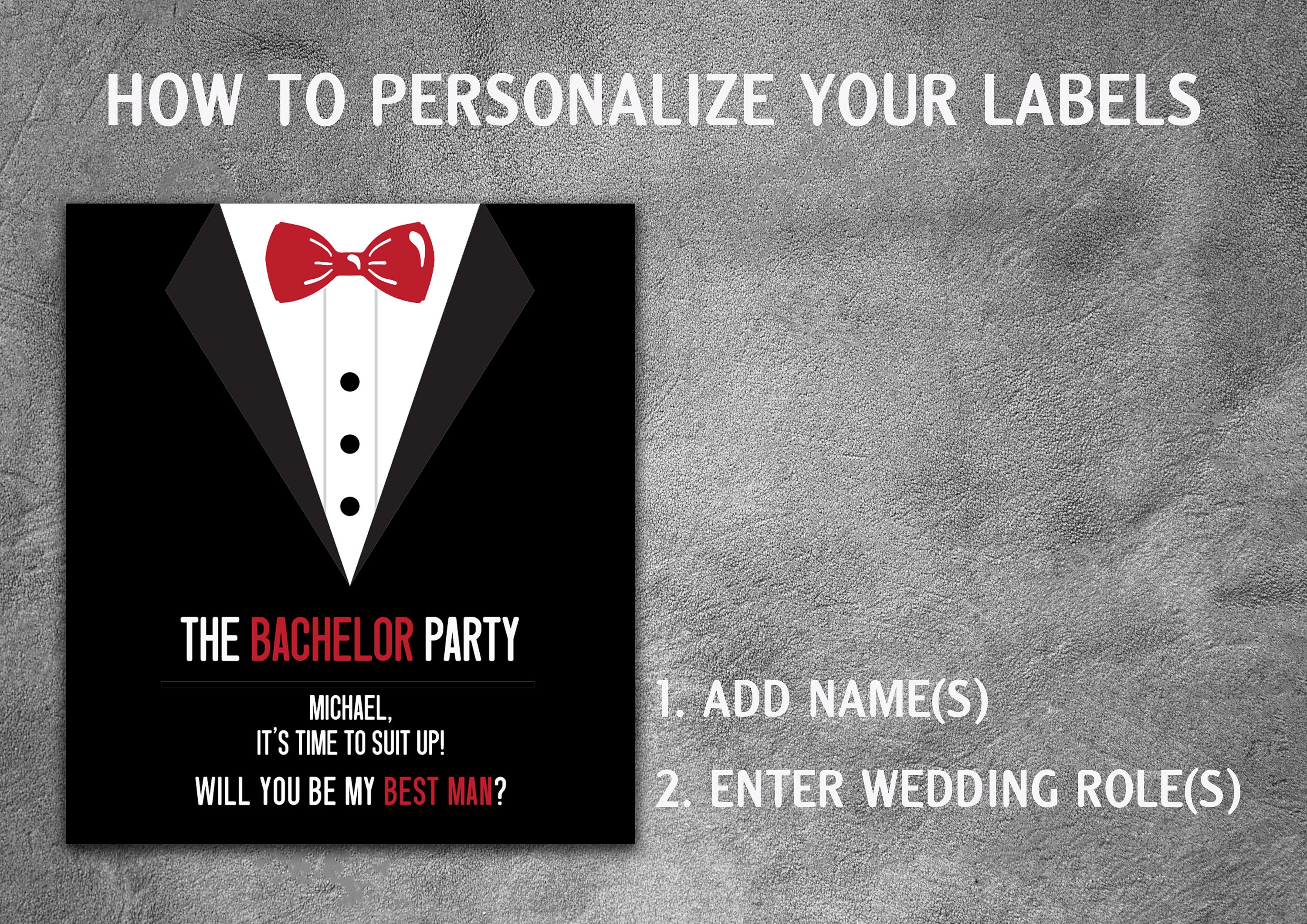 Custom Groomsman Beer Labels Bridesman Bridesmaid Proposal - Etsy