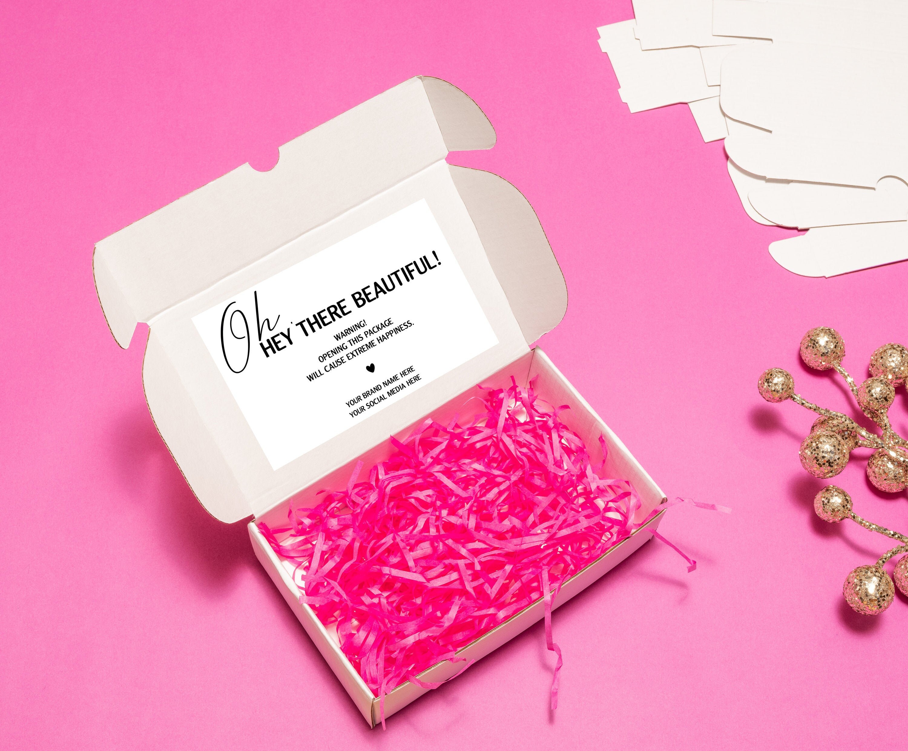 Branded Packaging Sticker Labels Branded Package Product - Etsy