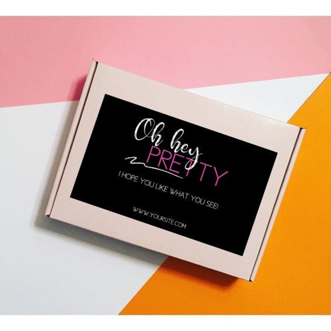 Packaging Box Labels, Branding, Packaging Stickers for Boxes, Branded ...