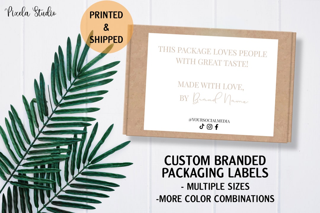 Box Seal Sticker Labels -packaging Label Design, Seal Box Label ...