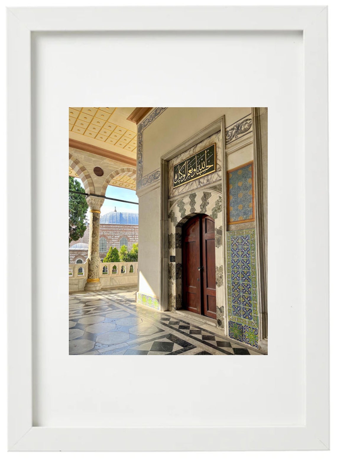 Istanbul Travel Photo: Topkapi Palace Door & Tiles Art Print - Etsy