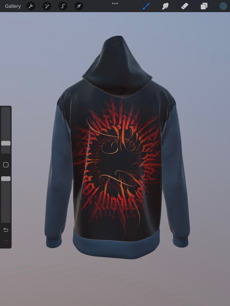 3d Hoodie for Procreate - Etsy