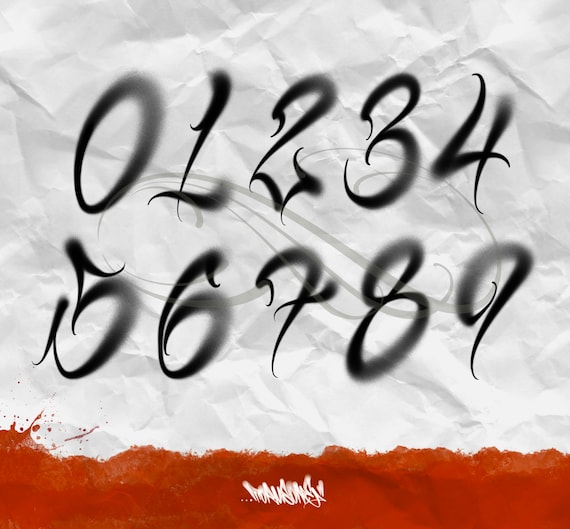 Filigree Tattoo Lettering