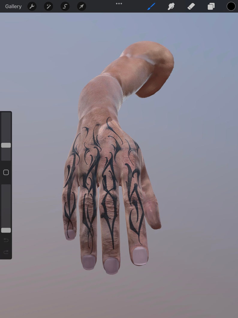 3d Male Human Model for Procreate - Etsy