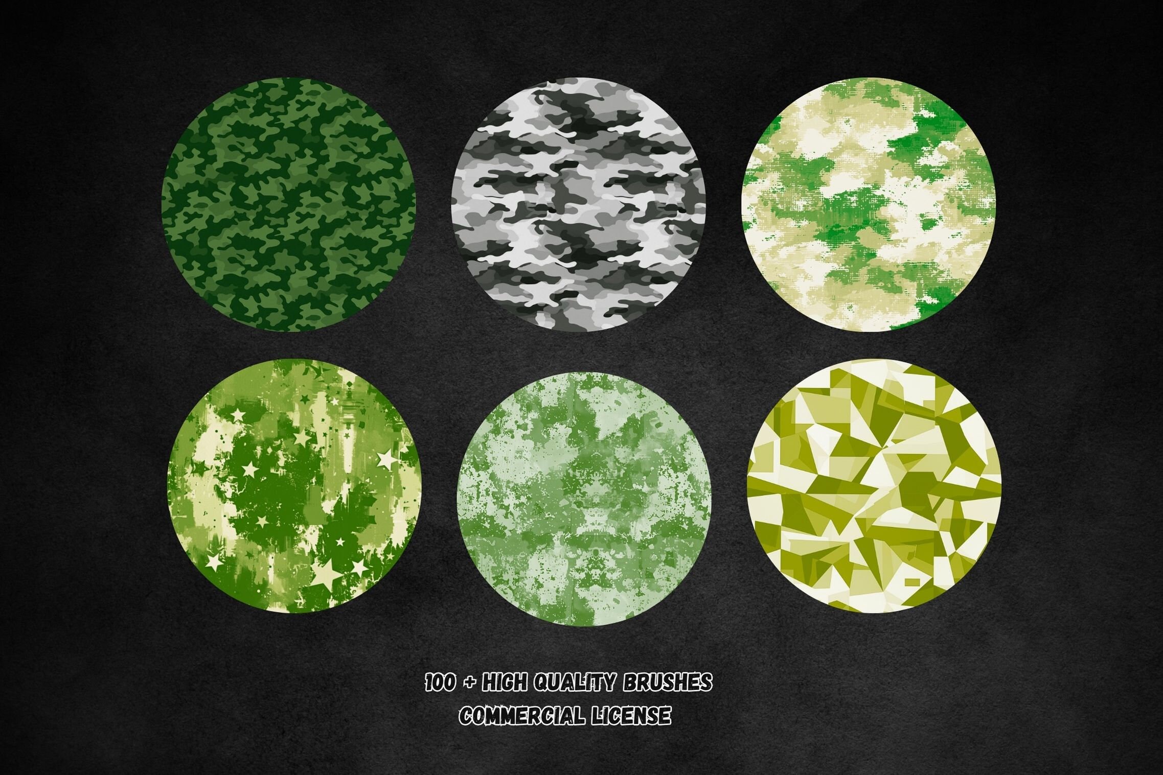 100 + Camouflage Textures for Procreate - Endless Seamless Military and ...