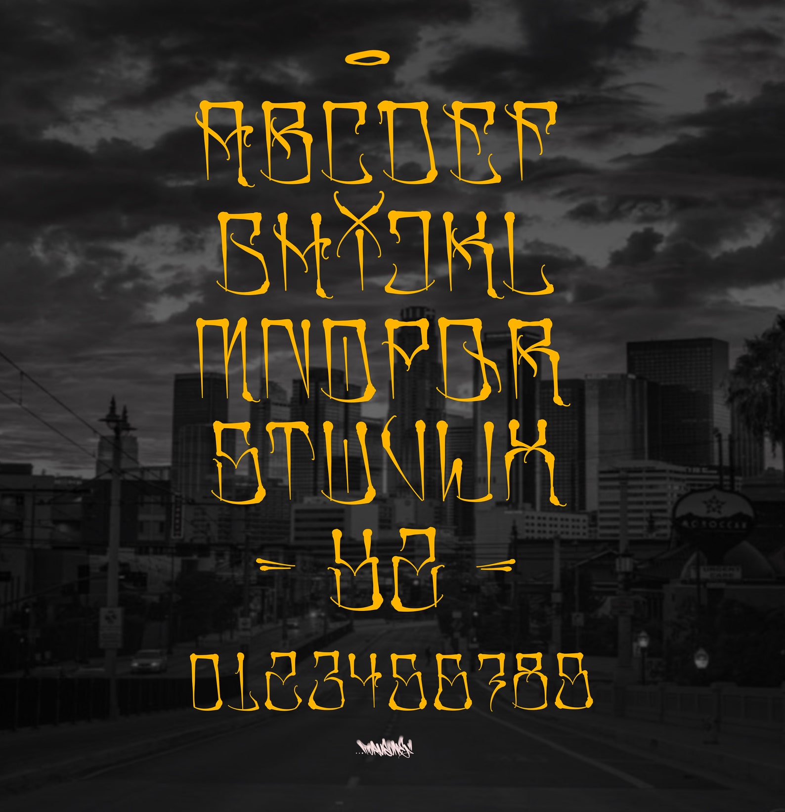 Chicano Gangsta Graffiti Font by TORUS ONE - Etsy