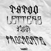 Procreate Tattoo Fonts Handmade Letters Vol.1 - Etsy