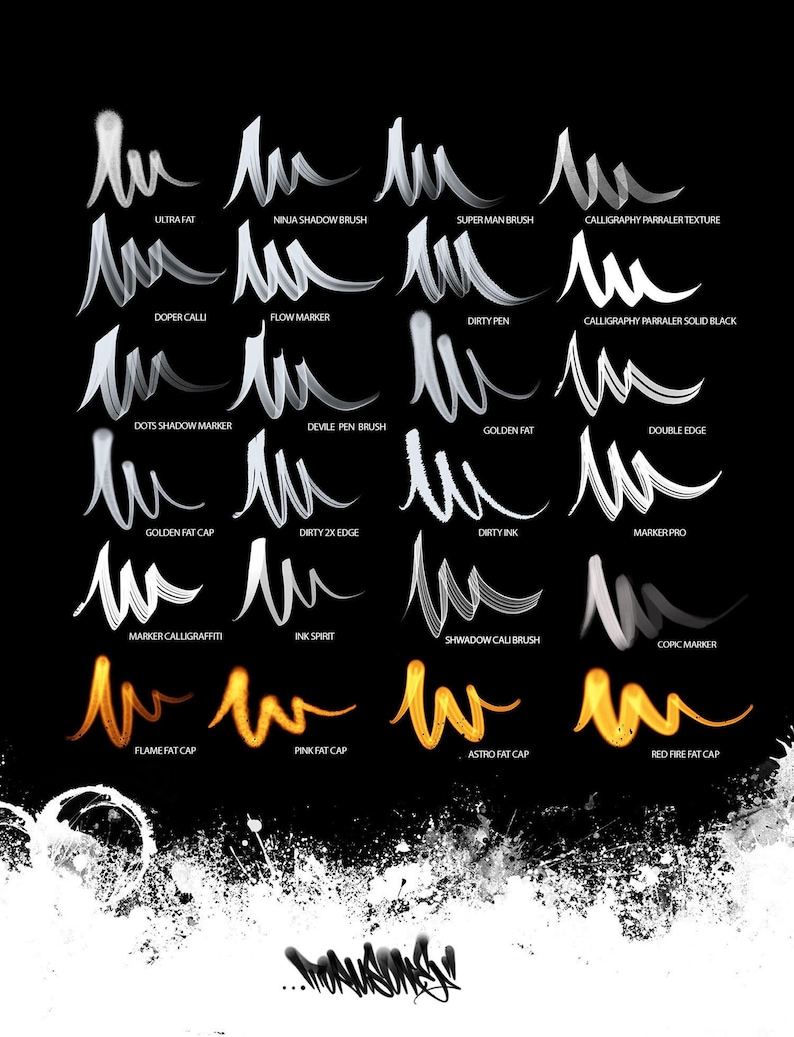 130 Calligraffiti Brushes Love Letters 3 for Procreate - Etsy