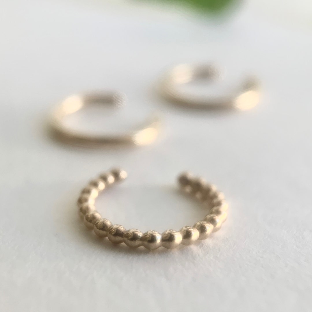Gold Fill Ear Cuff, Non Piercing Ear Cuff, Ear Cuffs, Fake Hoop, Non ...
