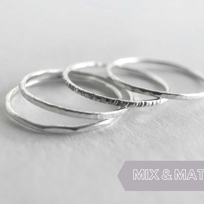 Stacking Ring Set - Etsy