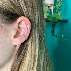 Gold Fill Ear Cuff, Non Piercing Ear Cuff, Ear Cuffs, Fake Hoop, Non ...