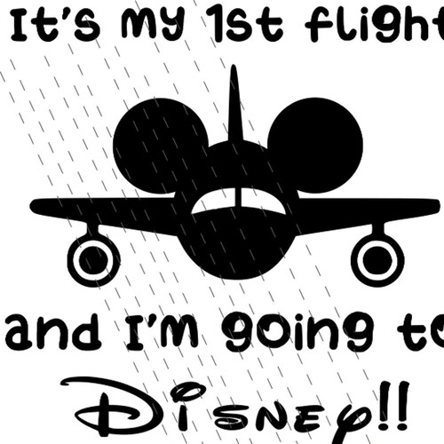 First Time Flyer Cut File SVG - Etsy