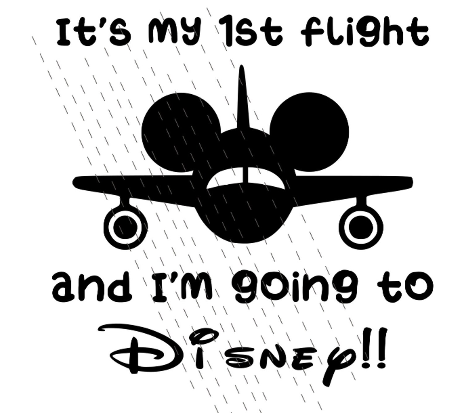 First Flight Disney SVG Cut File | Etsy