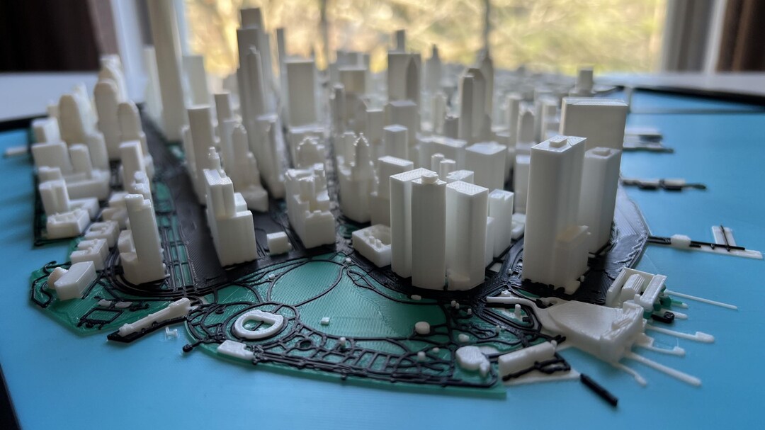 Custom 3D Printed Maps – Unique Personalized Relief Models - Etsy