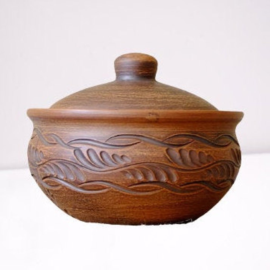 Clay Cooking Pottery Pot with Lid Ceramic Pot for Baking | Etsy