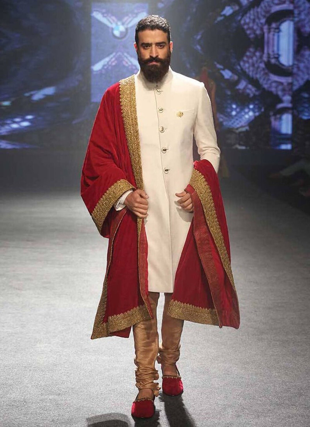 Sherwani for Men, Jodhpuri Suit, Chikankari Sherwani, Wedding Sherwani ...