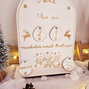 Calendrier de l'avent | Décompte de Noël | décompte dodo | enfant ...